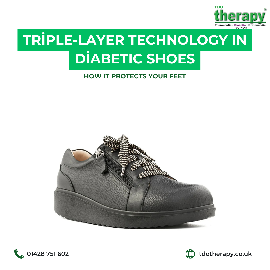 Triple-Layer Technology in Diabetic Shoes: How It Protects Your Feet